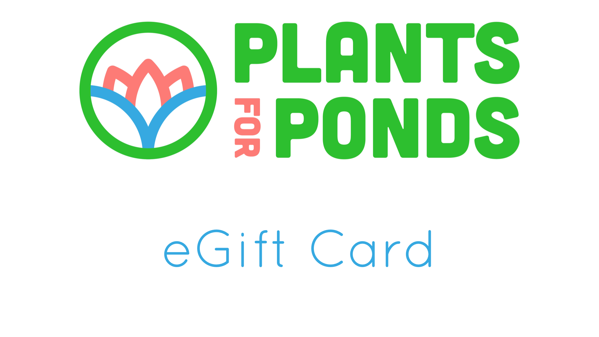 Gift Cards - Plants for Ponds